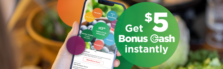 Download the Calgary Co-op App to Shop, Earn and Save