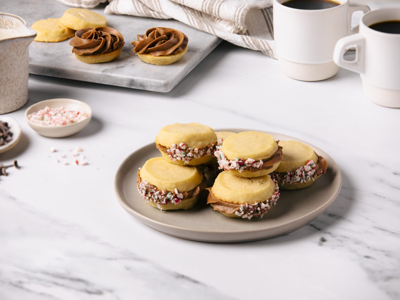 Peppermint Mocha Buttercream Shortbread Sandwich - Calgary Co-op